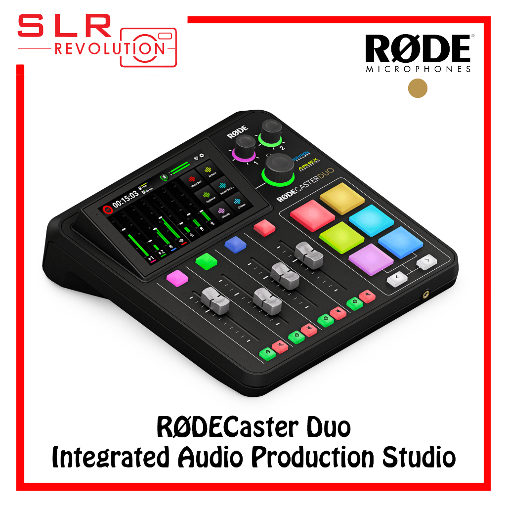 RODE RODECaster Duo Integrated Audio Production Studio | Shopee Singapore