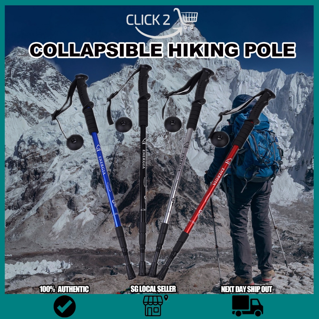 🔥SG🔥Expandable Trekking Poles/ Outdoor Trekking Poles/ Collapsible ...