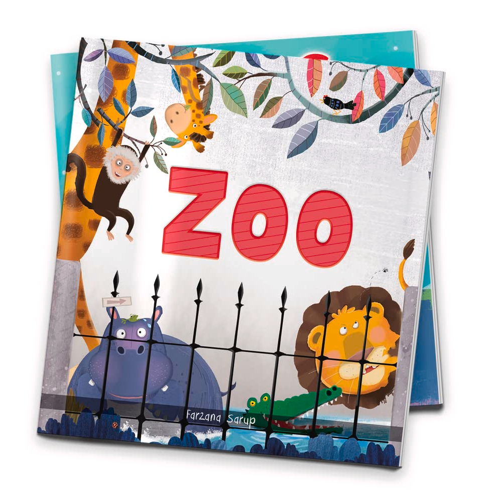 Zoo - Illustrated Book On Zoo Animals (Wonderhouse) | Shopee Singapore