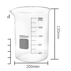 Glass Beaker 10ml/50ml/100ml/150ml/250ml/400ml/500ml/1L/2L/3L/5L Tall ...
