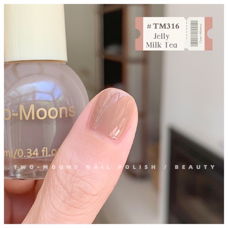 【MTS-SG】 Two Moons Jelly Tint Non Peel Quickly Drying Regular Oil Based ...
