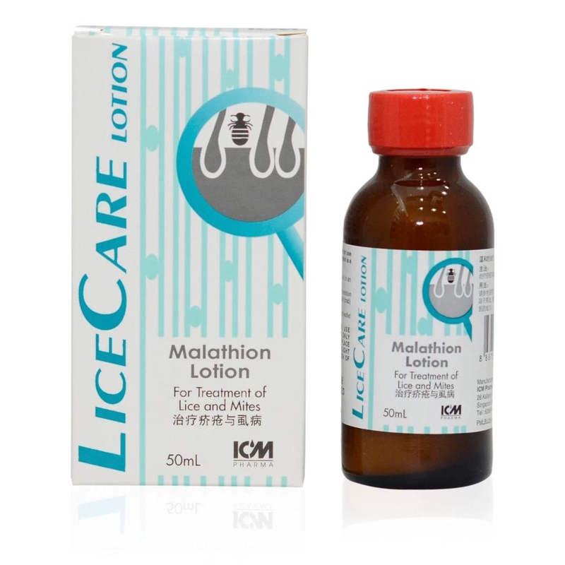 ICM Lice Care Lotion, 50ml for Treatment of Head & Body Lice and ...
