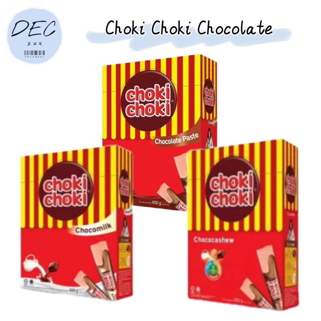 Choki Choki Chocolate Paste/ Choco Cashew /Choco Milk 10gx5pcs×12pkt ...