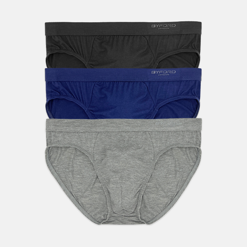 Byford 3pcs Men Mini Briefs Bamboo Elastane Core BMB358795 | Shopee ...