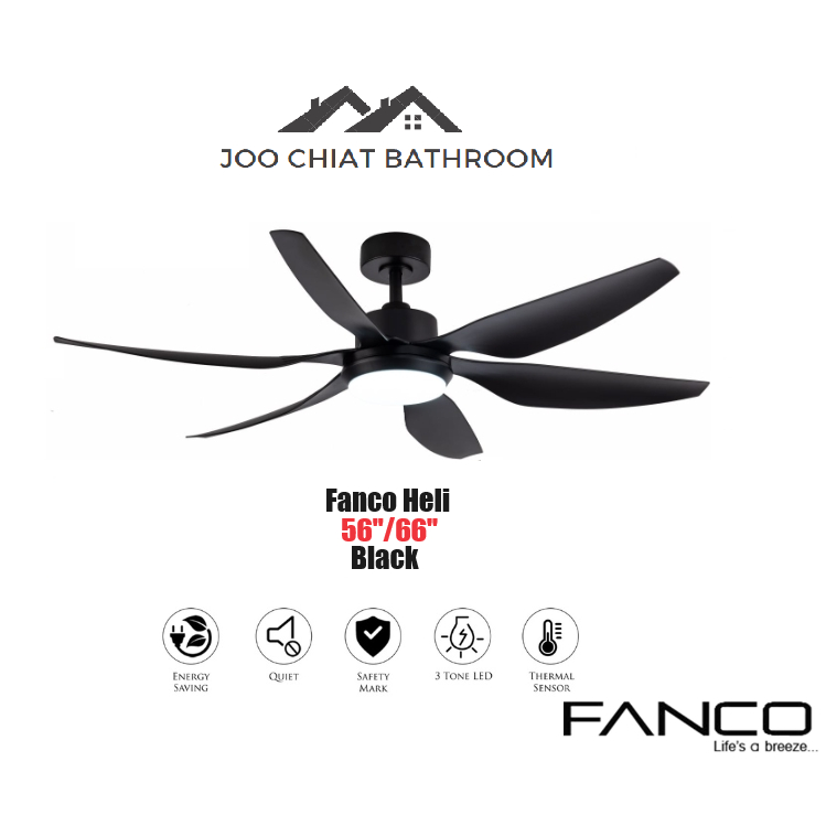Fanco COFAN HELI 6-blades ceiling fan | Shopee Singapore