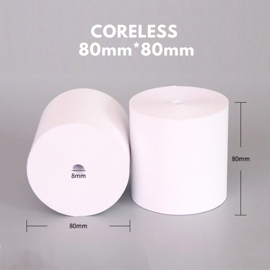 SG Receipt Paper Roll, Thermal Paper Roll, Coreless POS Receipt, Nets ...