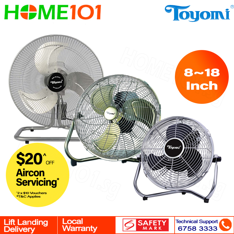 Toyomi High Velocity Fan 8" - 18" [PF 855] [POF 1255] [POF 2833S ...