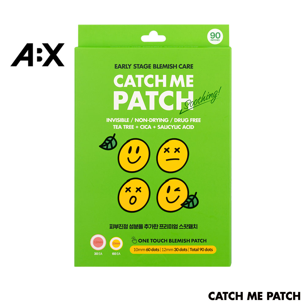 Catch Me Patch Early Stage Blemish Care 90pc - With Tea Tree, Cica and ...