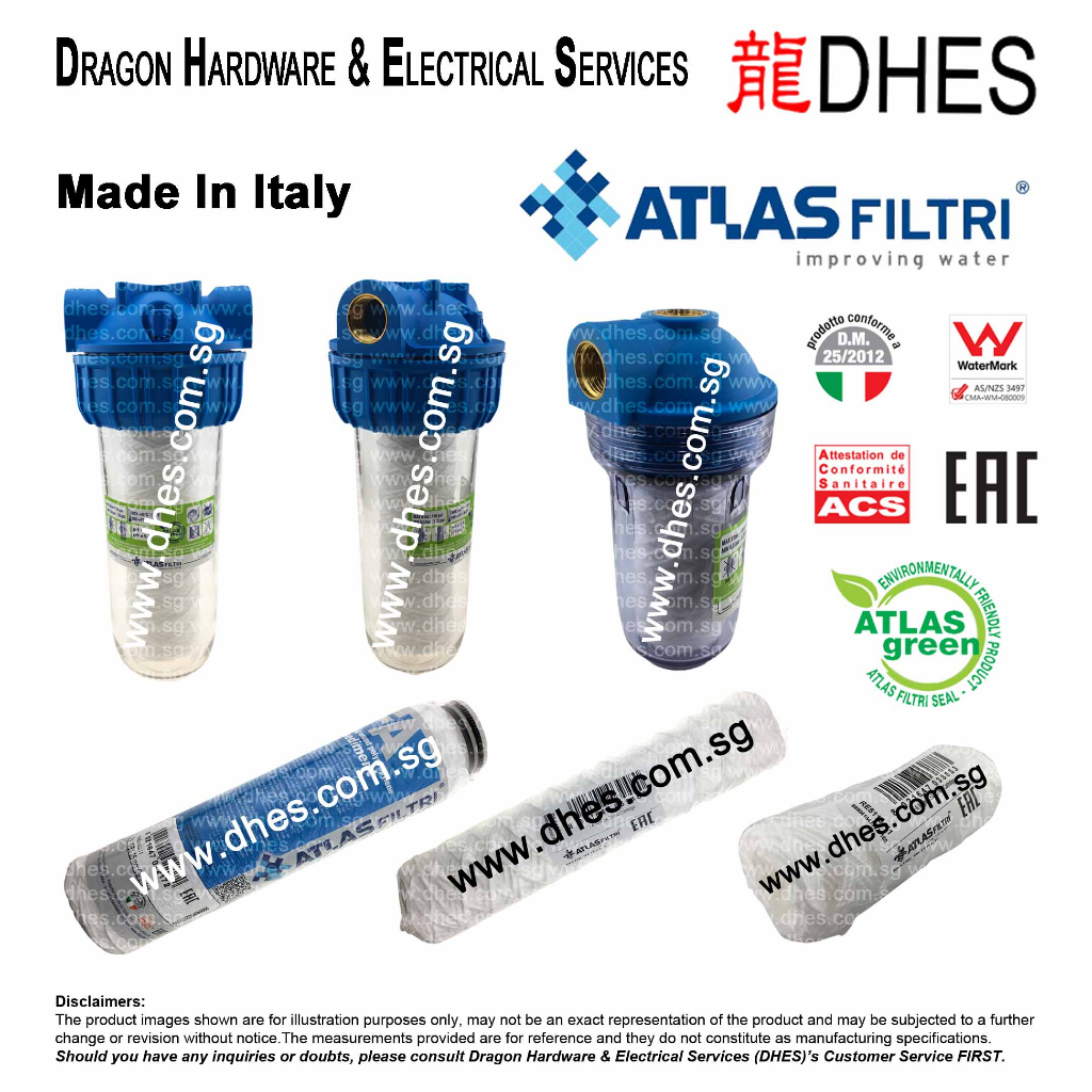 Atlas Filtri 10” Senior Plus 3P AFO BX TS 3P AFO SX TS 5" Mignon Plus SP2 MFO AS Filter Housing ...