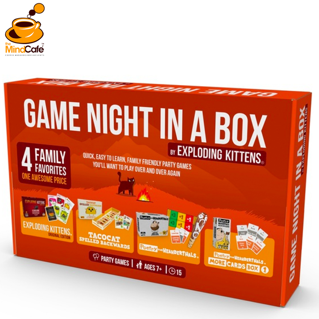 Exploding Kittens Game Night In A Box (Limited Edition) | Shopee Singapore