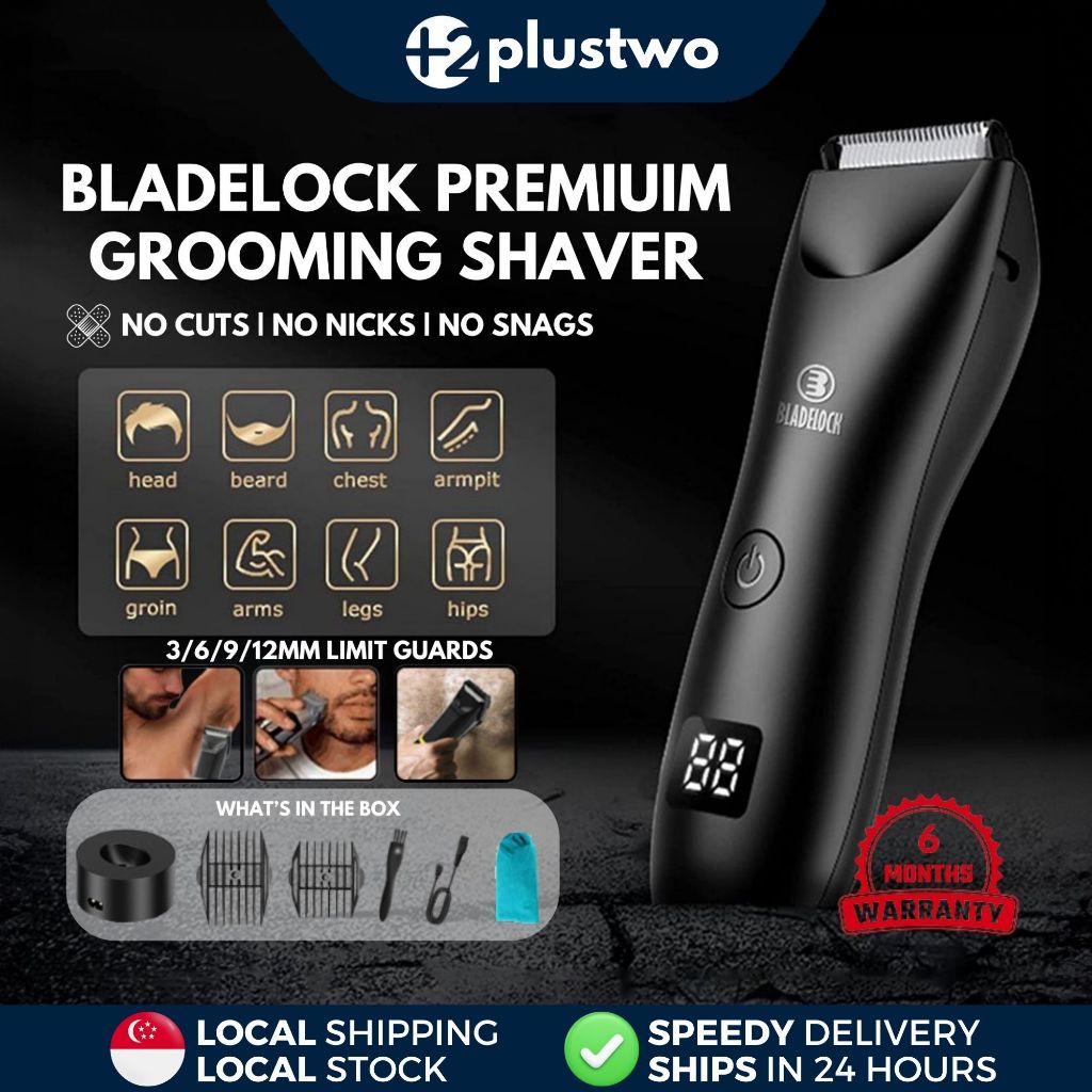 SG📦 Groin Trimmer Shaver for Man Private Grooming Safe Ceramic Blades ...