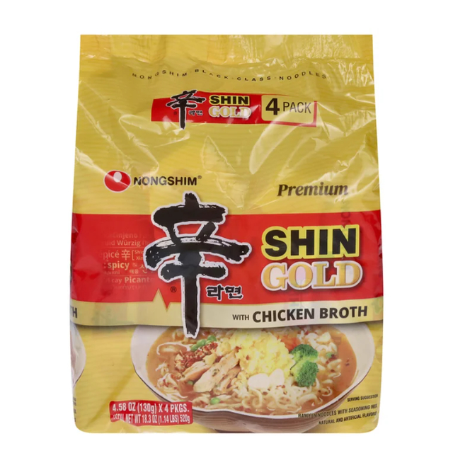 Shin Ramen Gold Noodles, with Chicken Broth | Shopee Singapore