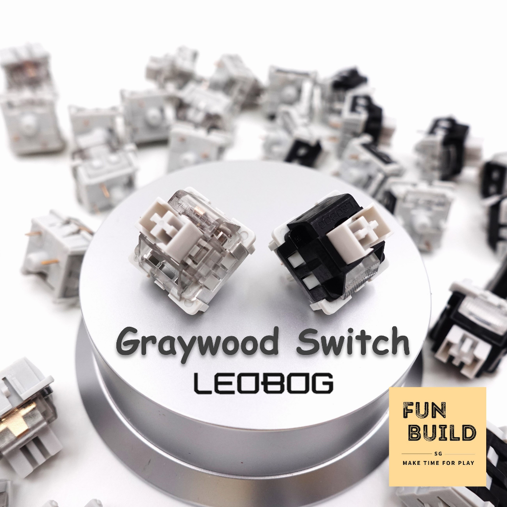 Leobog Graywood Switch V3 / V4 for Mechanical Keyboards ( Graywood V4 ...