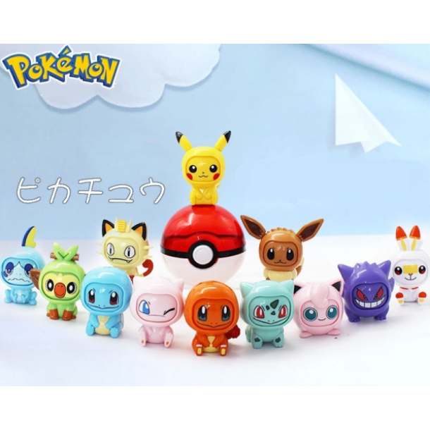 🔥 SG Local Stock 🔥 Pokemon face-changing doll Pokeball Pikachu ...