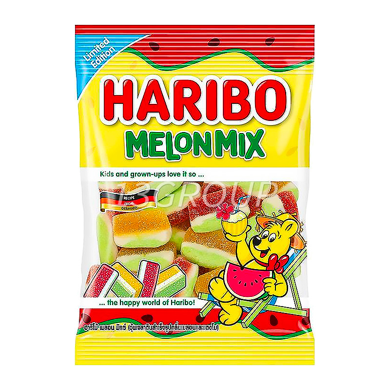 Haribo Gummy Candy Goldbears Happy Grapes Starmix (Assorted), 80g ...