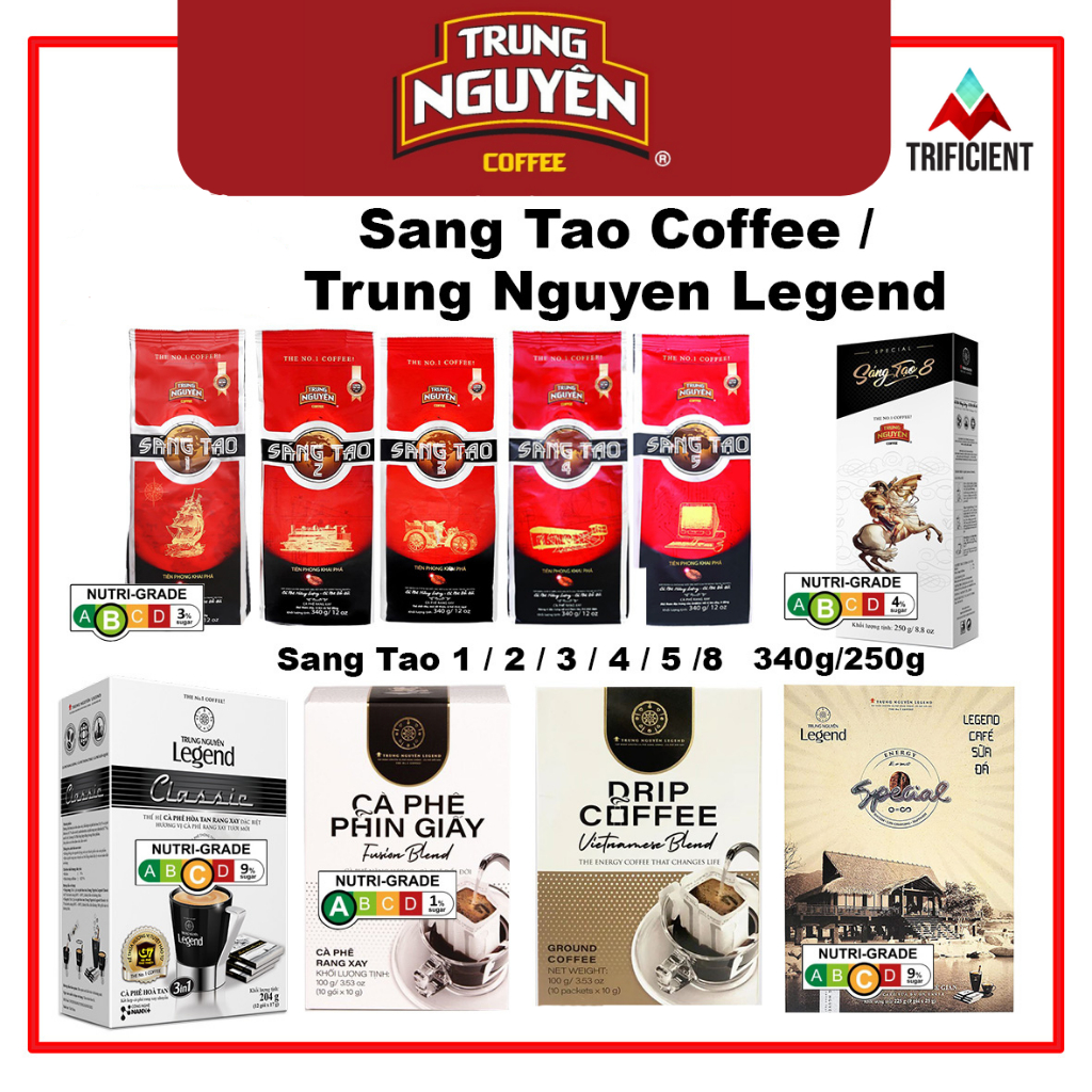 CHEAPEST!!! (SG READY STOCK!) Vietnam Sang Tao 340g Coffee 1/2/3/4/5/ 8 ...