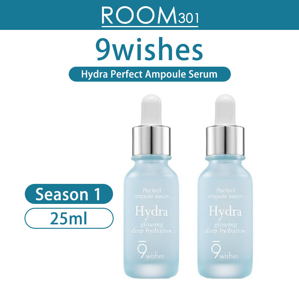 [9wishes] Hydra Perfect Ampoule Serum (25ml) Season 1 / 8 Hyaluronic ...