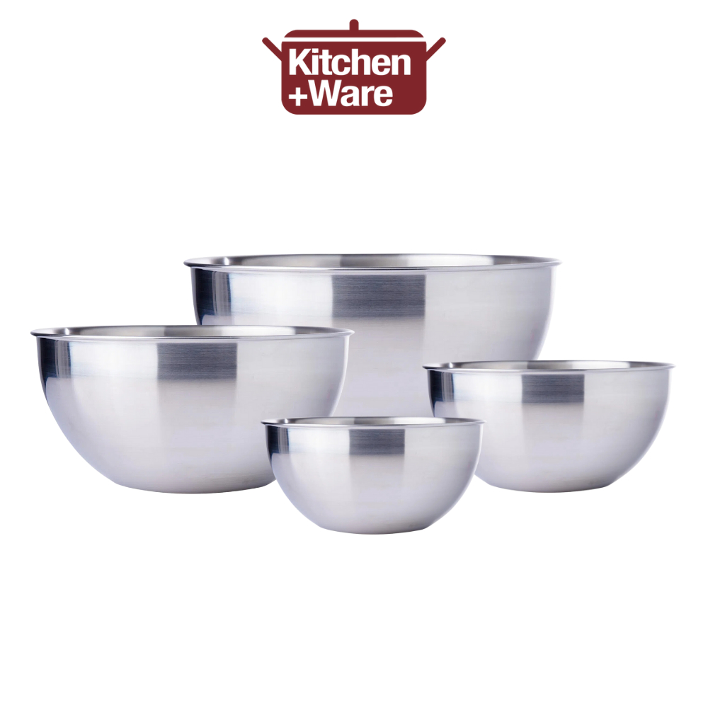 Dolphin Stainless Steel Mixing Bowl [15cm/ 18cm/ 21cm/ 24cm] / Cooking ...
