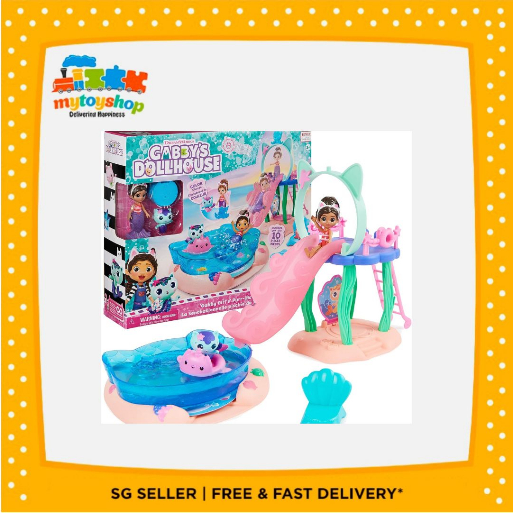 Gabby's Dollhouse Purrific Pool Playset | Shopee Singapore