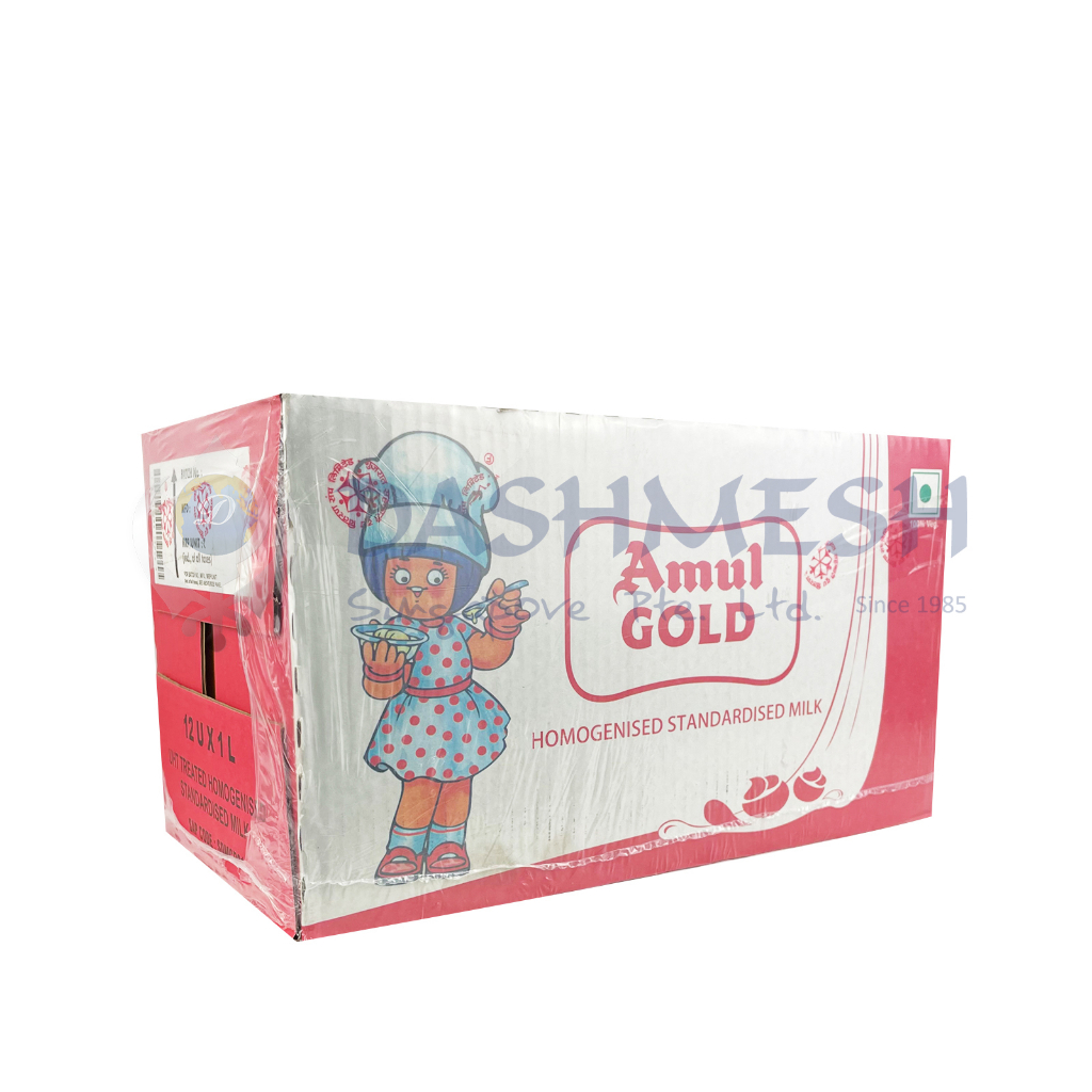 Amul Gold Extra Cream UHT Milk, 12 X 1L, Expiry 04 Sep 2025 | Shopee ...