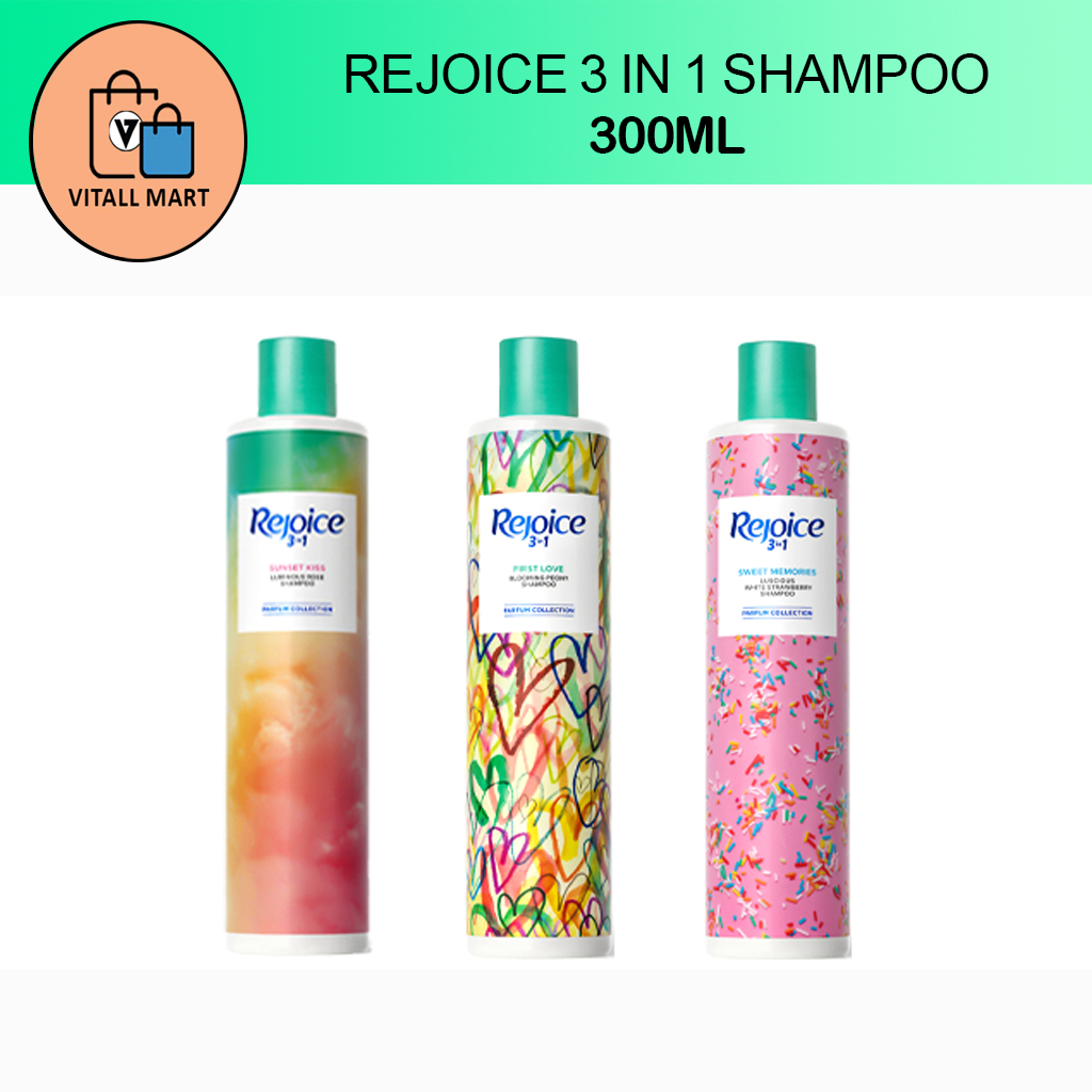 Rejoice 3 in 1 Sunset Kiss Shampoo Assorted 300ml | Shopee Singapore