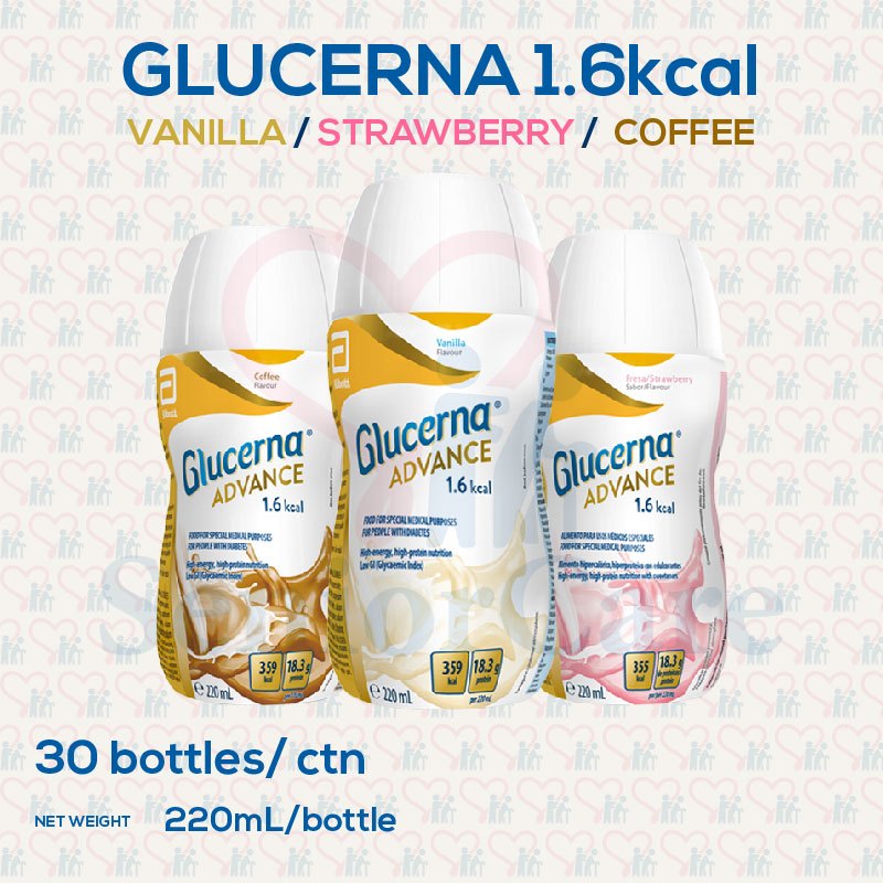 Glucerna Plus ADVANCE Milk Liquid 1.6kcal HMB Ready to Drink Diabetes ...