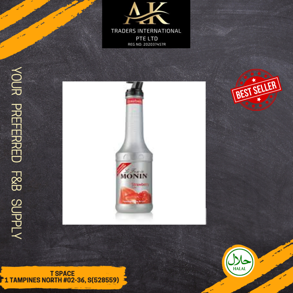 MONIN STRAWBERRY FRUIT MIX| 1L | HALAL | Shopee Singapore