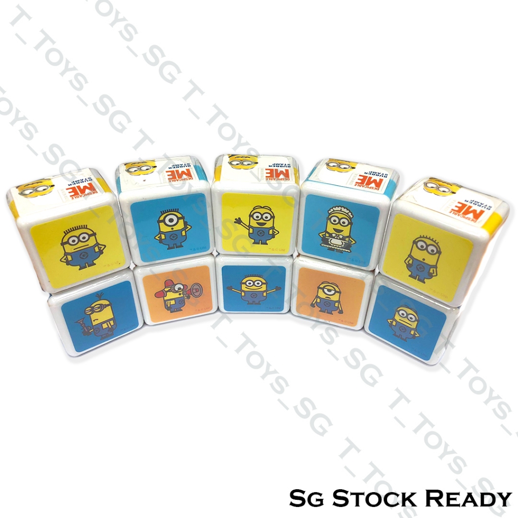 Minions Rubber Stamp With Minions Saving Bank Bundle | Shopee Singapore