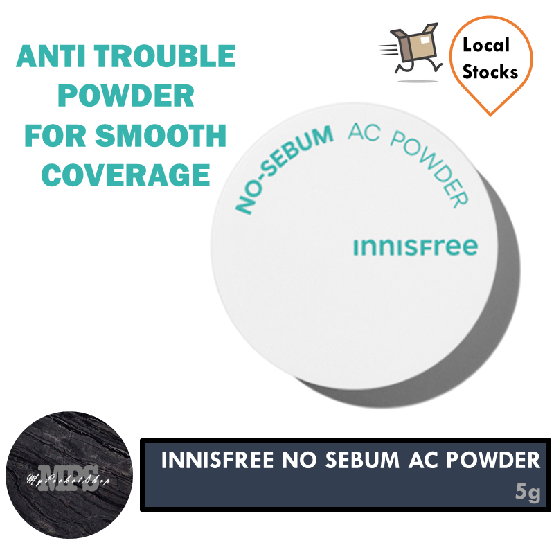 (NEW) Innisfree No Sebum AC Powder 5g | Shopee Singapore