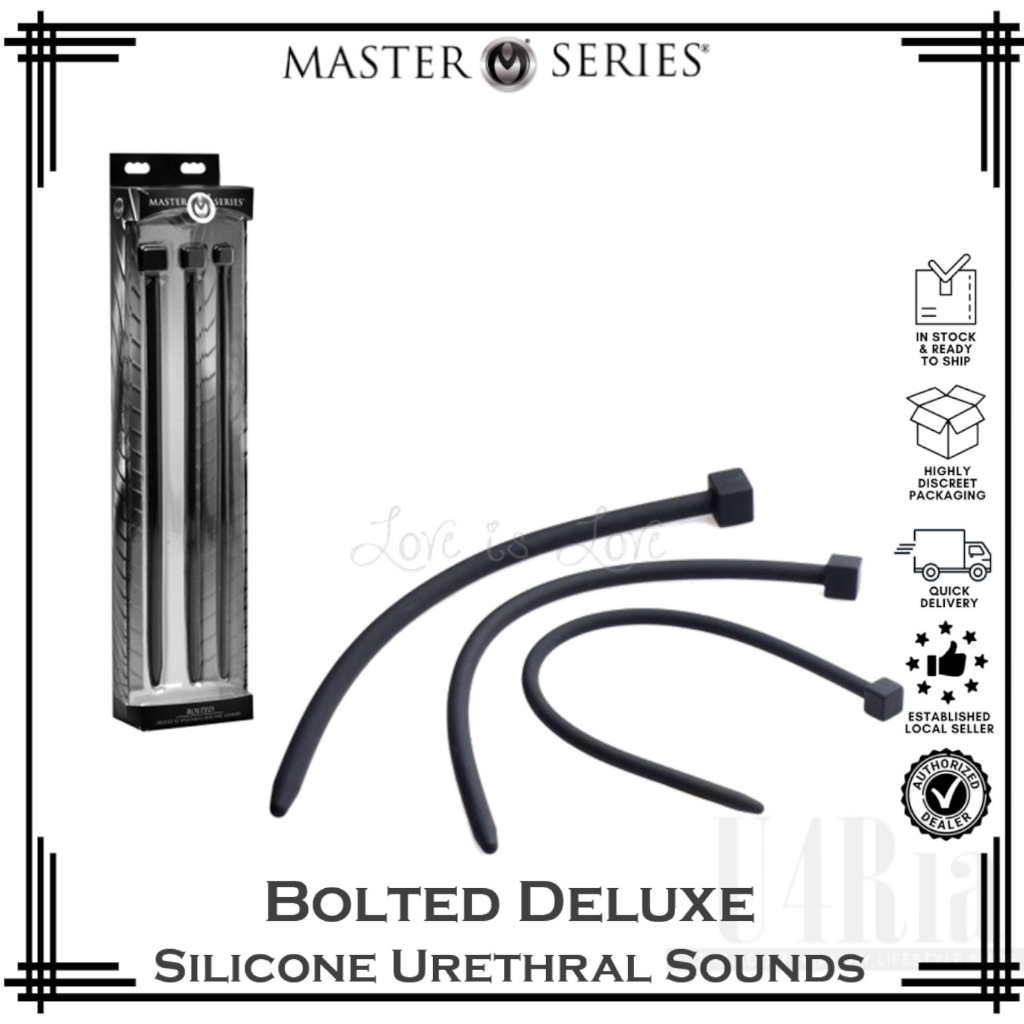 Master Series Bolted Deluxe Silicone Urethral Sounds | Shopee Singapore