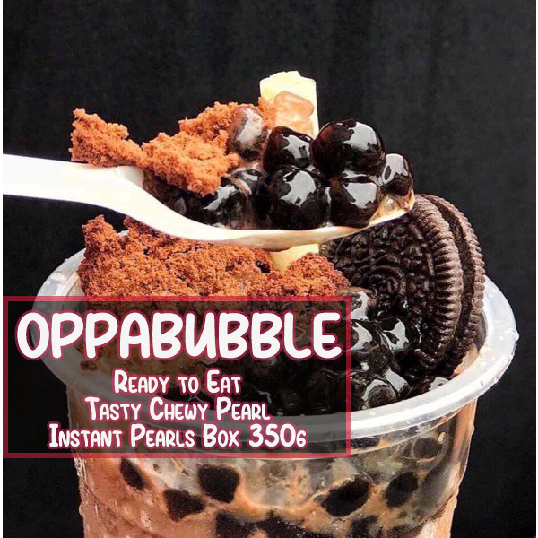 OppaBubble Instant Pearl/Boba - Chewy - Tasty - Milk Tea Bubble ...