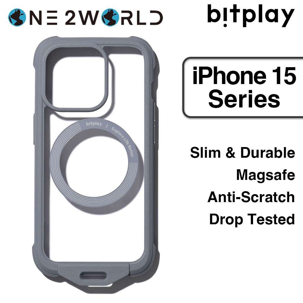 Bitplay Wander Protective Transparent Clear iPhone 15 Case Magnetic Cover For iPhone 15/Plus/Pro ...