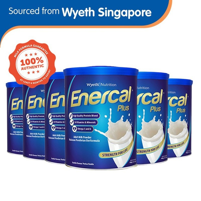 [Bundle of 6] Wyeth®Nutrition Enercal® Plus 900g | Shopee Singapore