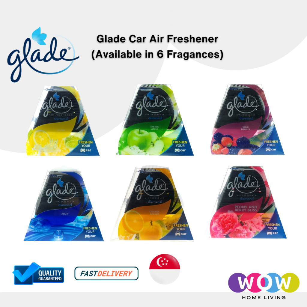 Glade Car Air Freshener (Available in 6 Fragances) | Shopee Singapore