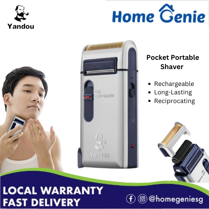 Yandou Portable Mini Men's Razor Electric Reciprocating Shaver for Men ...