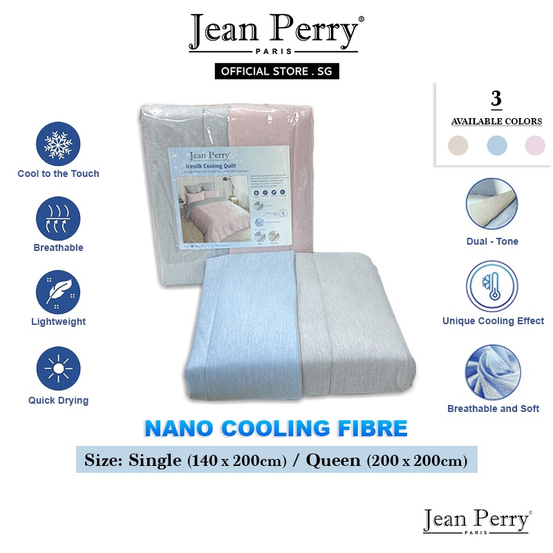Jean Perry Icesilk Cooling Quilt I Summer Blanket l Comforter | Shopee ...