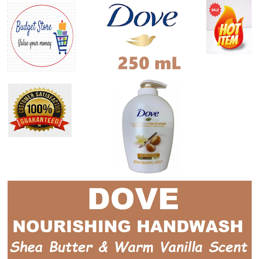 Dove Nourishing Handwash Shea Butter & Warm Vanilla Scent - 250 mL ...