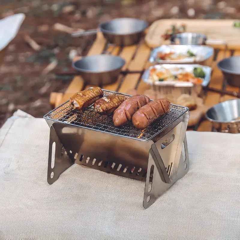 SGFOMO Mini Charcoal Grills Outdoor Home Small Grill Portable BBQ Grill ...