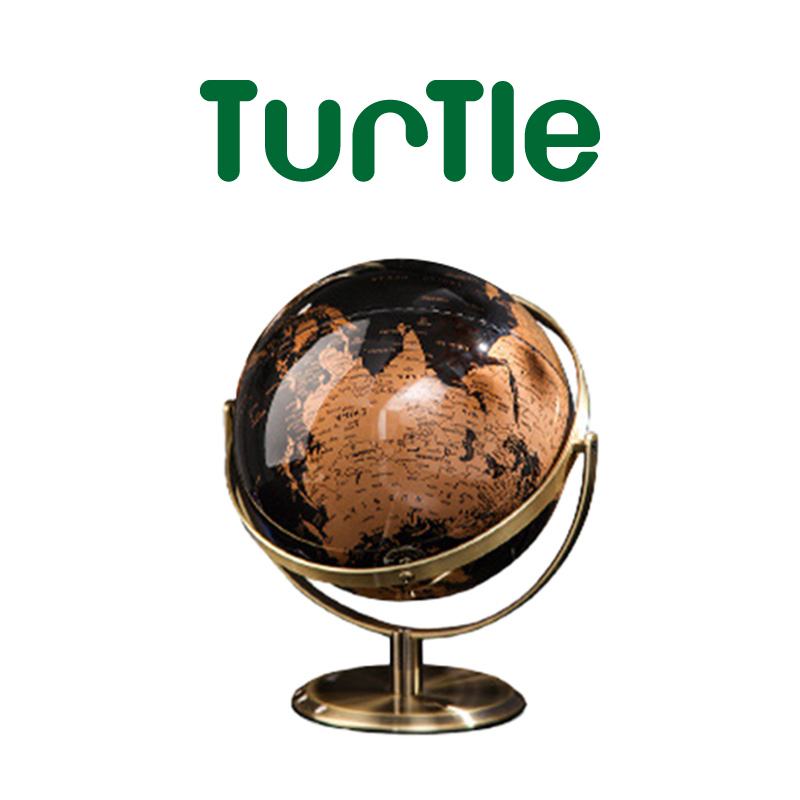 TURTLE World Globe Map Ornament Office Decor Home Decoration | Shopee ...