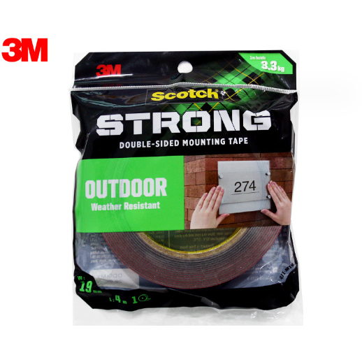 [SG SELLER] 3M Scotch® Extreme Strong Maximum Strength Double Sided Mounting Tape 414 410-S19 ...