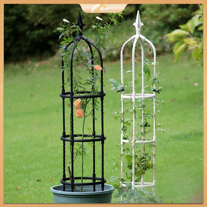 Plant Climbing Stand Flower Frame Garden Assembled Plant Support Tower ...