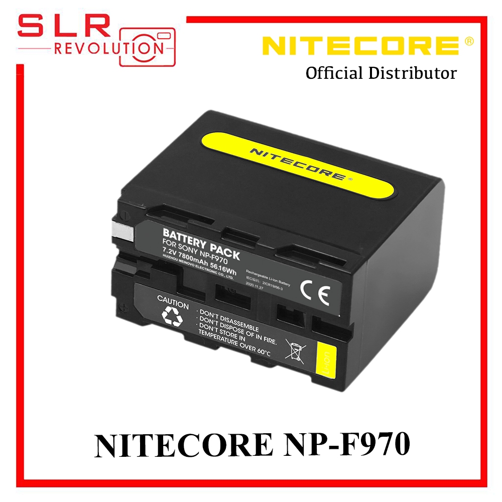 Nitecore NP-F970 Battery for Sony Video Cameras and Camcorders | Shopee ...
