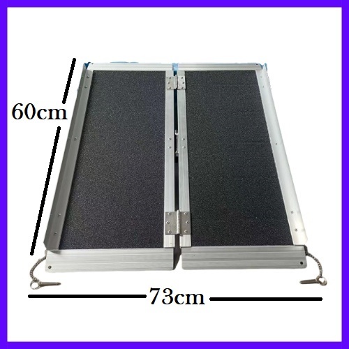 SG Orion Neis Portable Aluminum Bi-folding Wheelchair Ramp for Scooter ...