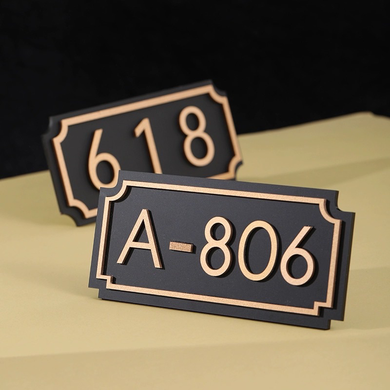 Customised Unit Sign Customised door sign/unit number signage ...