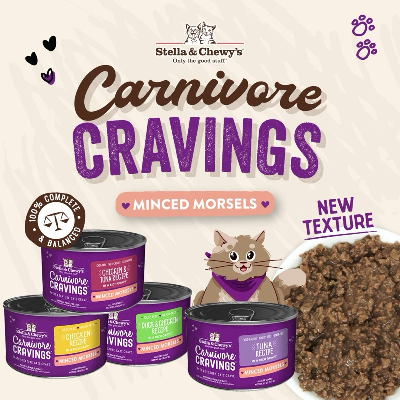 Stella & Chewy’s Carnivore Cravings Minced Morsels | Kitten Pate Canned ...