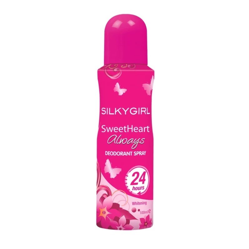 SILKYGIRL DEODORANT SPRAY | SweetHeart Always 24 HOURS PROTECTION ...