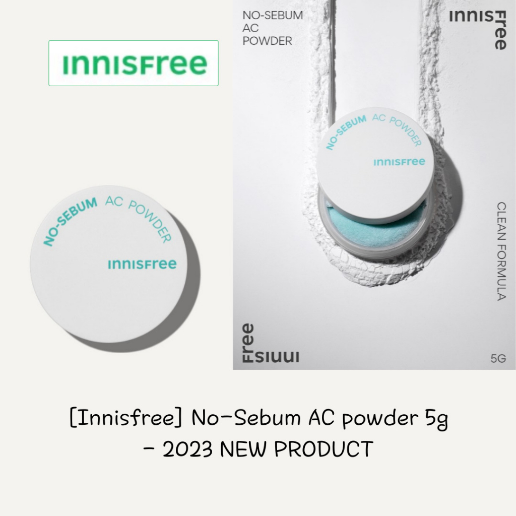 Innisfree No-Sebum AC powder 5g - 2023 NEW PRODUCT | Shopee Singapore