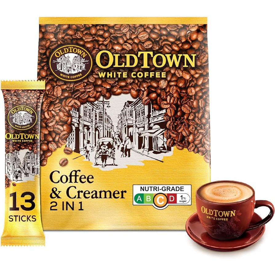[[Bund of 3]] Old Town White Coffee 3 In 1 Instant Pre-Mix White Coffee ...