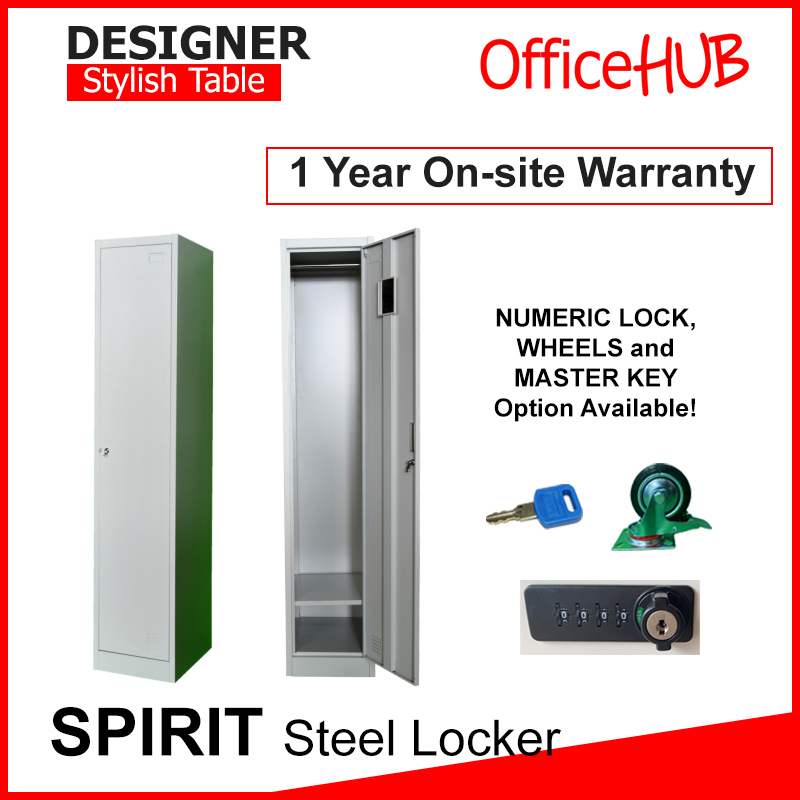 OFFICEHUB 1 Door Steel Metal Locker ★ Bookshelf ★ Home / Study / Office ...