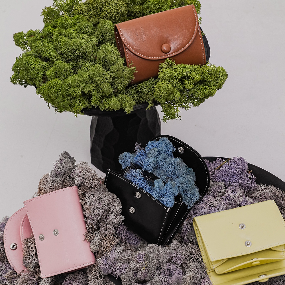 DOT TWO POCKET Coin & Card Wallets (4colors) | Shopee Singapore